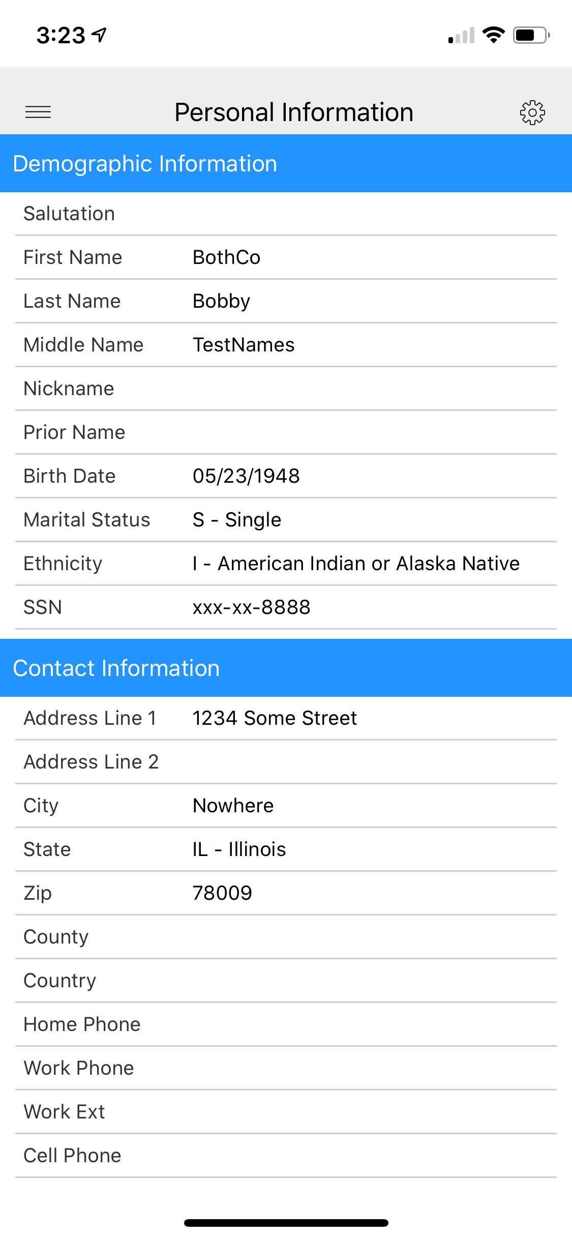 Mobile App Functionalities – Help Center